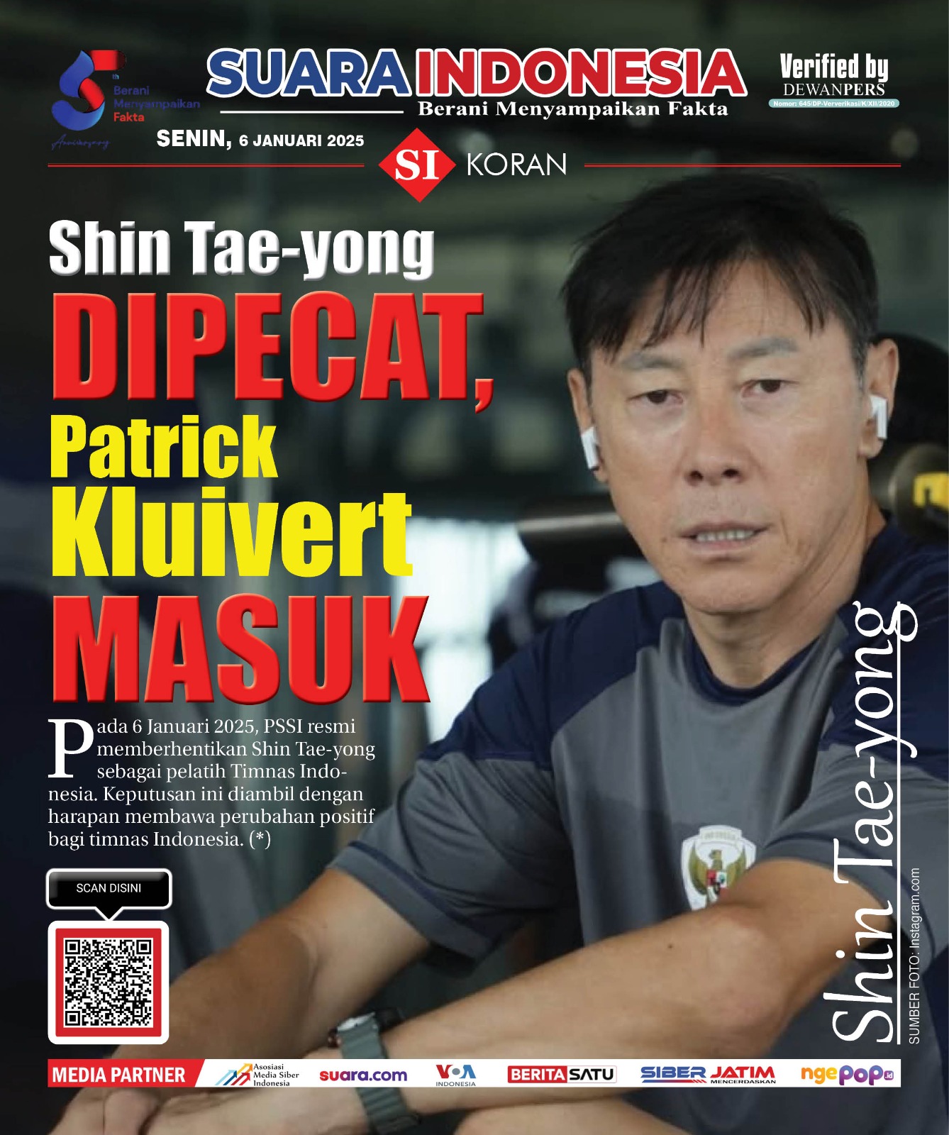 EDISI, 7 JANUARI 2025 - SUARA INDONESIA