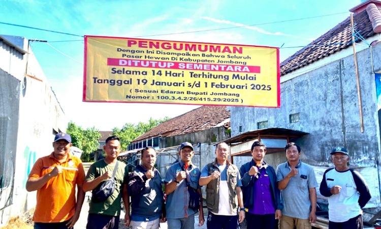 Antisipasi PMK Meluas, Pemkab Jombang Menutup Sementara Pasar Hewan ...