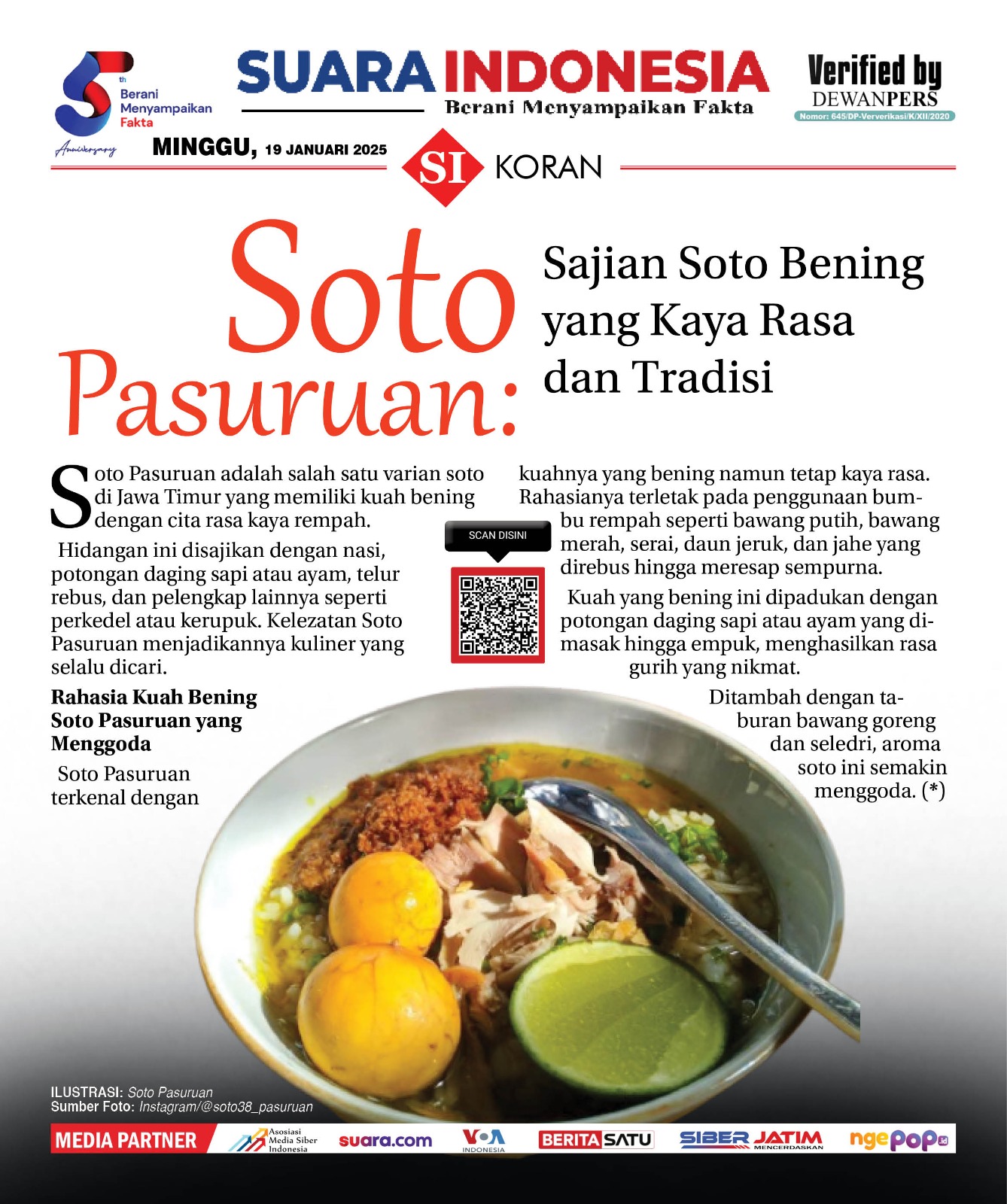 EDISI, 19 JANUARI 2025 - SUARA INDONESIA