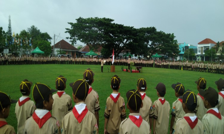 640 Pramuka Cilik Kwarran Cilacap Selatan Antusias Ikuti Pesta Siaga ...