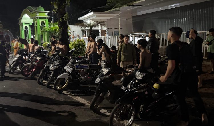 Polisi Gerebek Balap Liar di Situbondo, 27 Motor Diamankan - SUARA INDONESIA