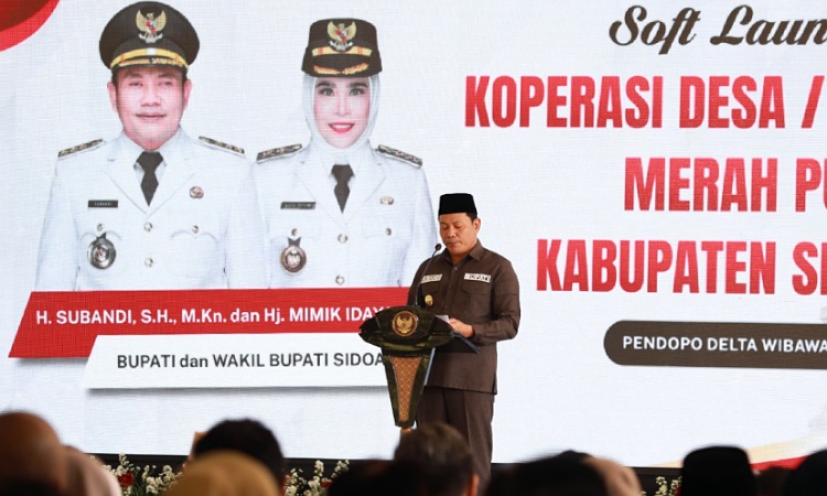 Sidoarjo Resmikan 346 Koperasi Merah Putih untuk Penguatan Ekonomi Desa - SUARA INDONESIA